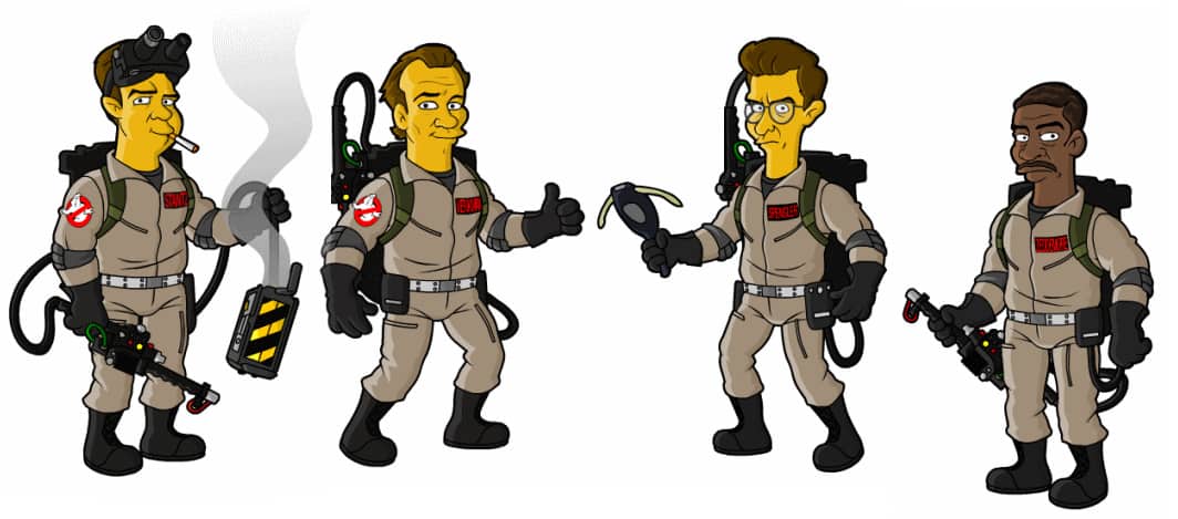 Simpsonized Ghostbusters | Dravens Tales from the Crypt