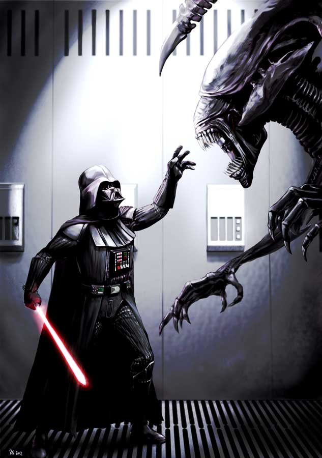 Darth Vader vs Alien | Dravens Tales from the Crypt