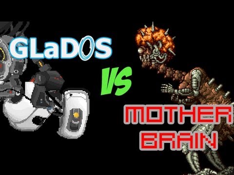 GLaDOS vs. Mother Brain - Boss Battle | Dravens Tales from the Crypt
