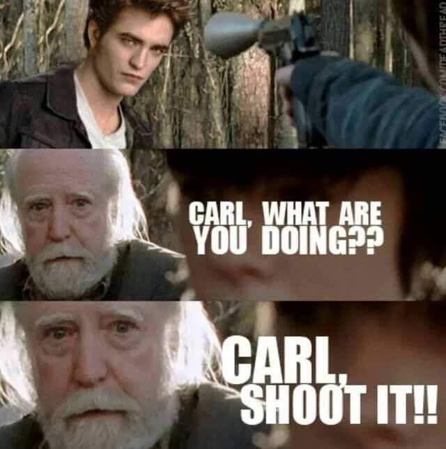 Shoot him Carl, shoot him! | Dravens Tales from the Crypt