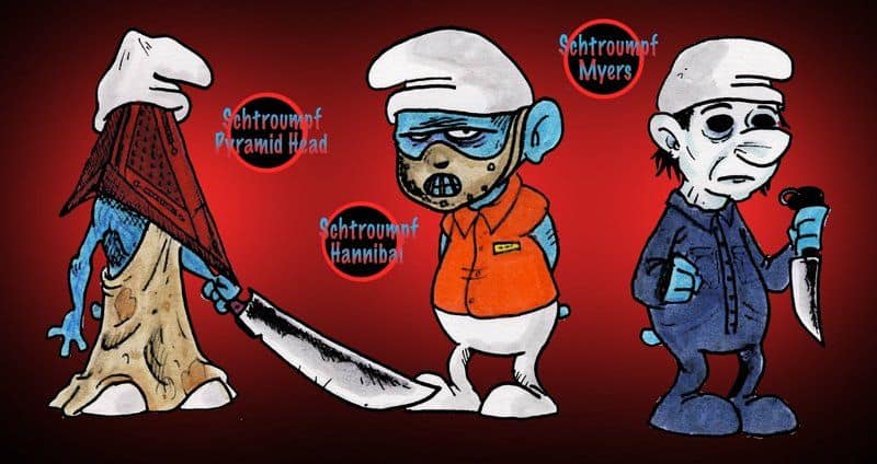 Horror Schlümpfe - Dravens Tales from the Crypt