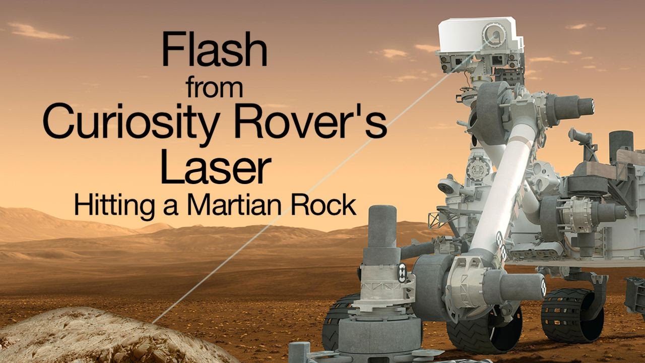 Flash from Curiosity Rover’s Laser Hitting a Martian Rock | Dravens ...