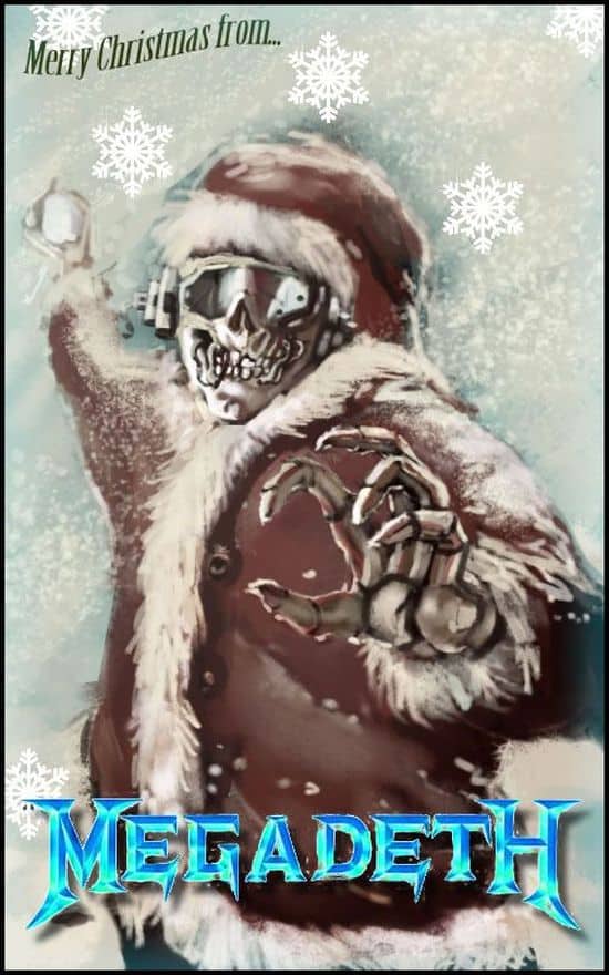 Megadeth Christmas Cards | Dravens Tales from the Crypt
