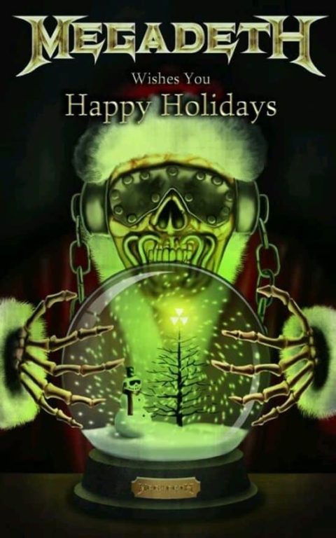 Megadeth Christmas Cards | Dravens Tales from the Crypt