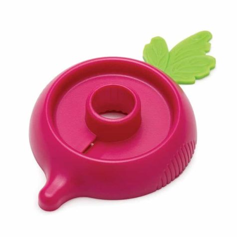 Küchen-Tool schneidet Mario Power-Up Pilze aus Radieschen | Dravens ...