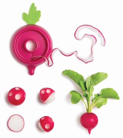 Küchen-Tool schneidet Mario Power-Up Pilze aus Radieschen | Dravens ...