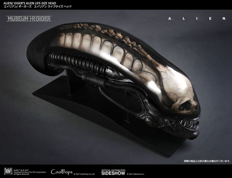 Giger’s Alien Life-Size Head - Dravens Tales from the Crypt